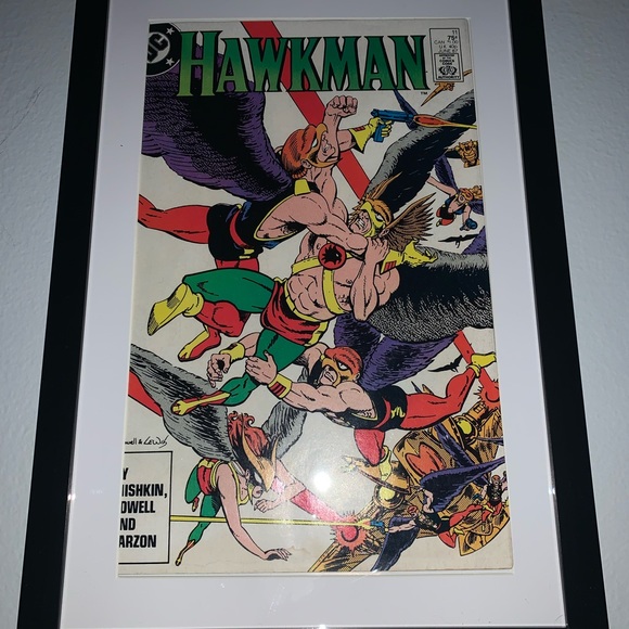 DC Comics | Accents | Vintage Hawkman Comic Book Art | Poshmark